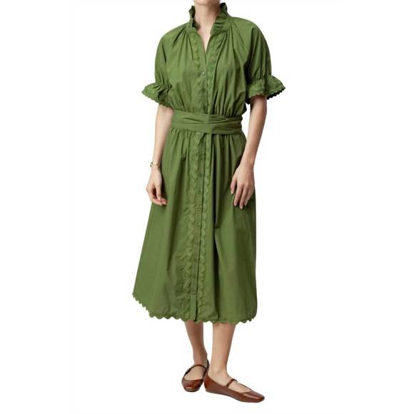 sundays | Dresses | New Sundays Aliza Dress In Evergreen | Poshmark